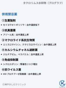 タクロリムス水和物（プログラフ） – 呼吸器治療薬 - 神戸きしだクリニック（神戸市中央区）