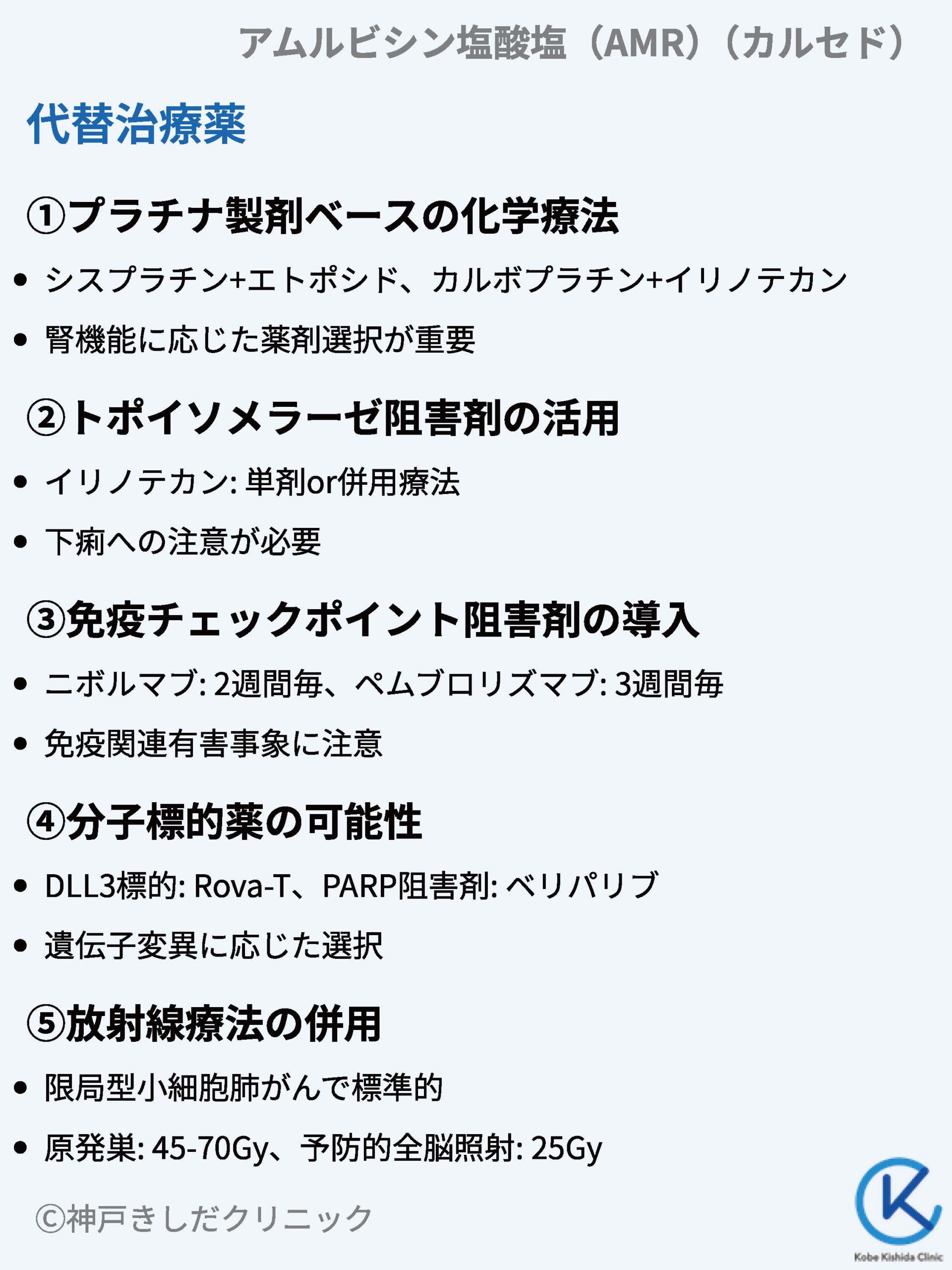 アムルビシン塩酸塩（AMR）（カルセド） – 呼吸器治療薬 - 神戸きしだクリニック（神戸市中央区）