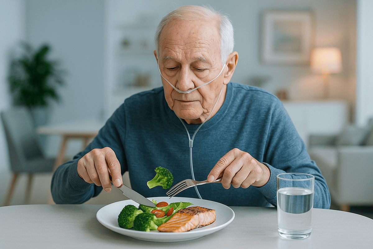 【在宅酸素療法中の食事】息苦しさを和らげる栄養の摂り方とCOPDの食事療法 - 神戸きしだクリニック（神戸市中央区）
