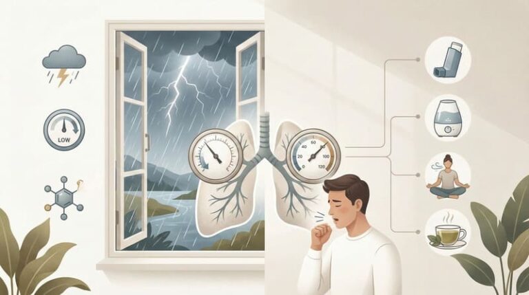 台風や雨の日に喘息が悪化するのはなぜ？気象病による咳の原因と対処法 - 神戸きしだクリニック（神戸市中央区）