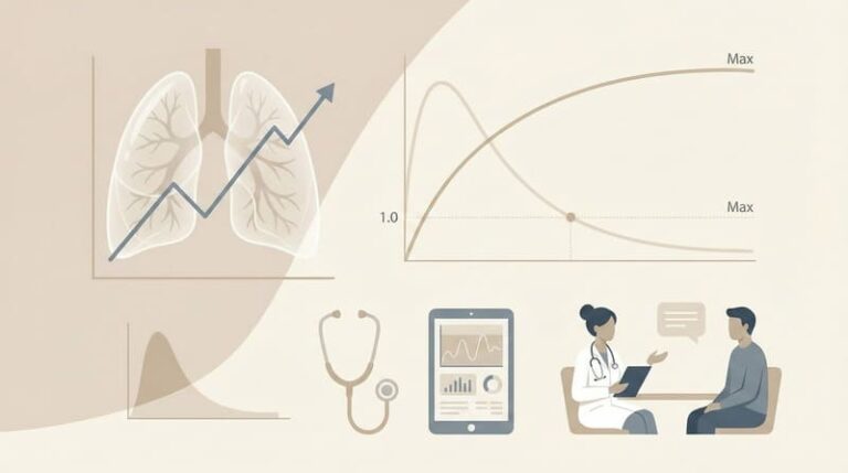 呼吸機能検査の結果の見方は？肺活量や1秒率（FEV1.0）などの数値をわかりやすく解説 - 神戸きしだクリニック（神戸市中央区）